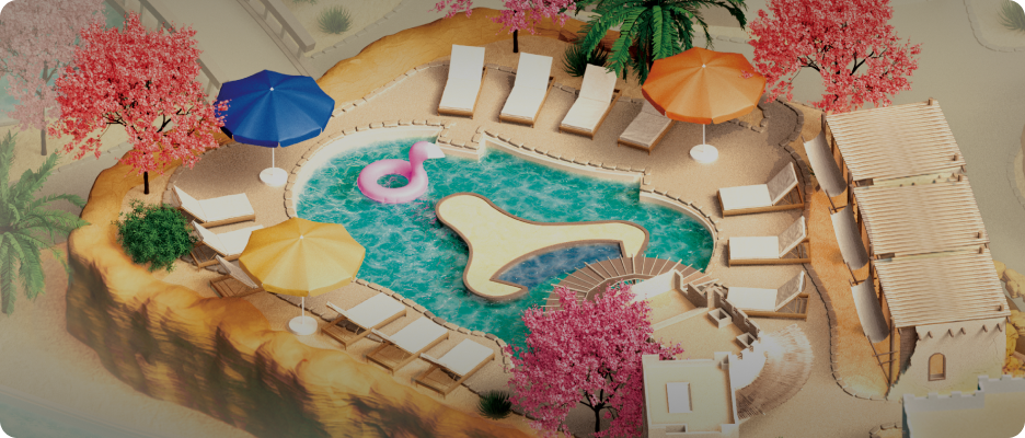 Rahaqua — Exclusive Pool Experience for Adults | Aquarabia Qiddiya City