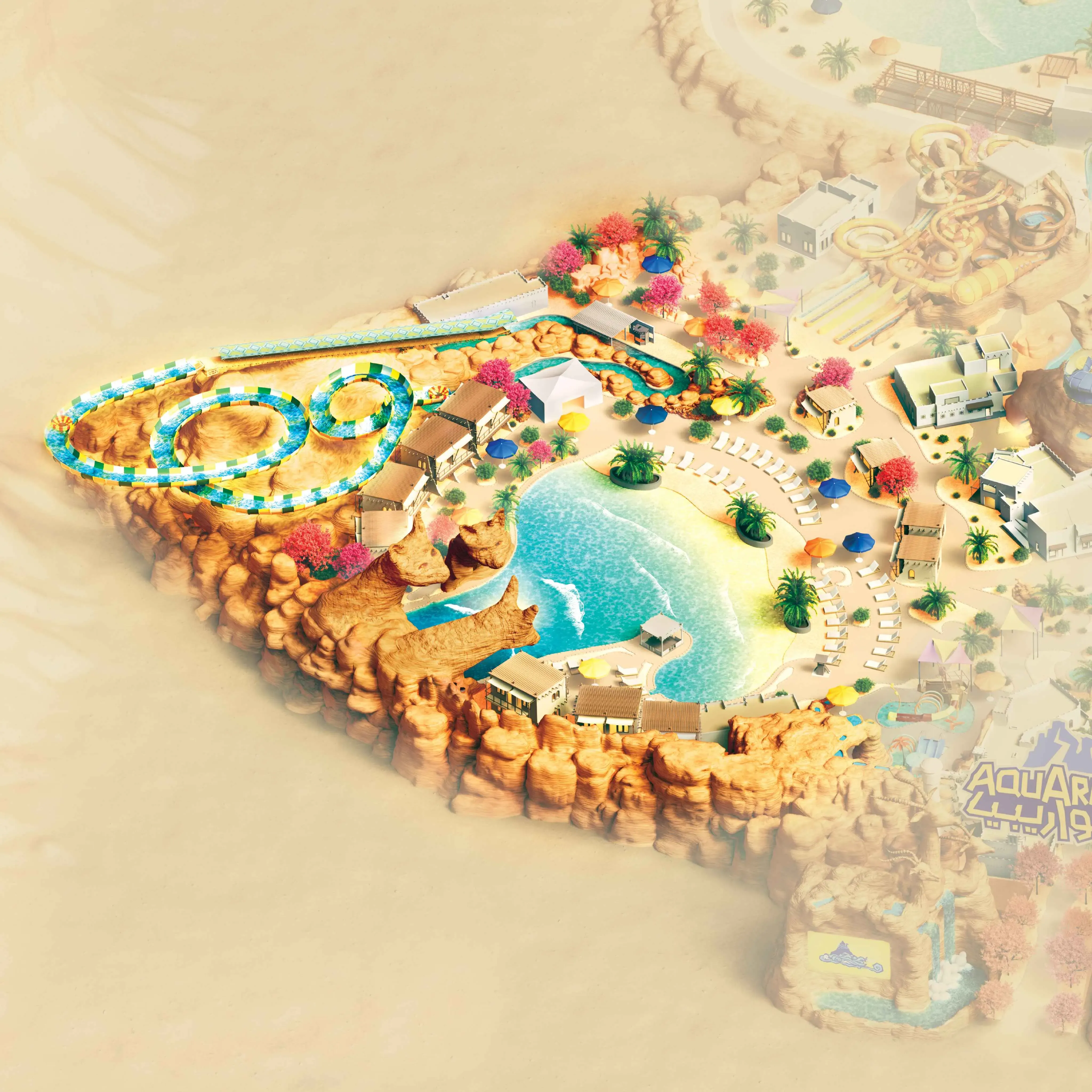 Largest Water Theme Park in Saudi Arabia | Aquarabia Qiddiya City